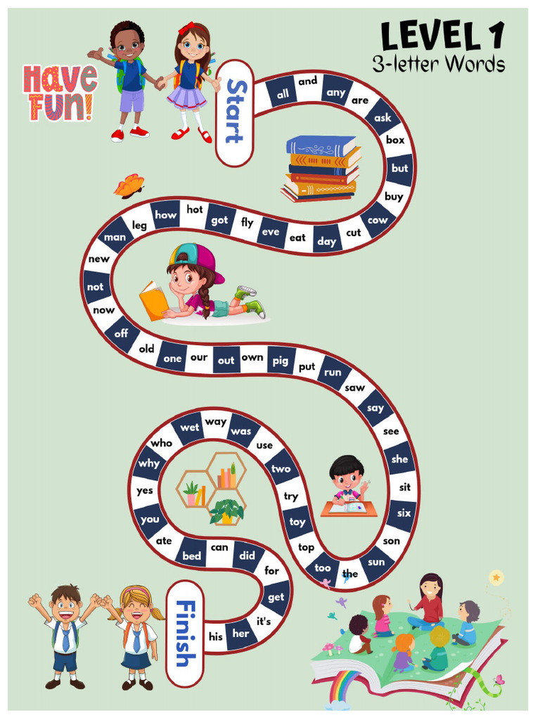 Reading Board Game | PDF