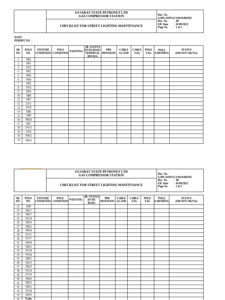 F02 - W08 - Street Lighting - 01092023 | PDF