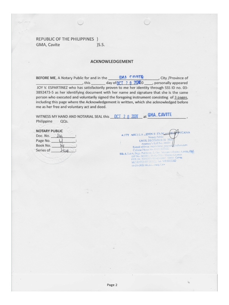 Acknowledgement 1 | PDF