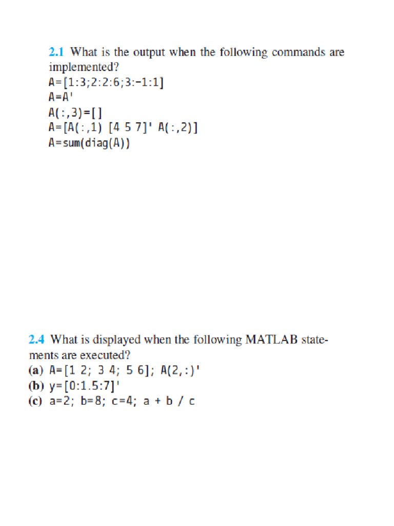 MATLAB Series Sum and Free Fall Calculation | PDF