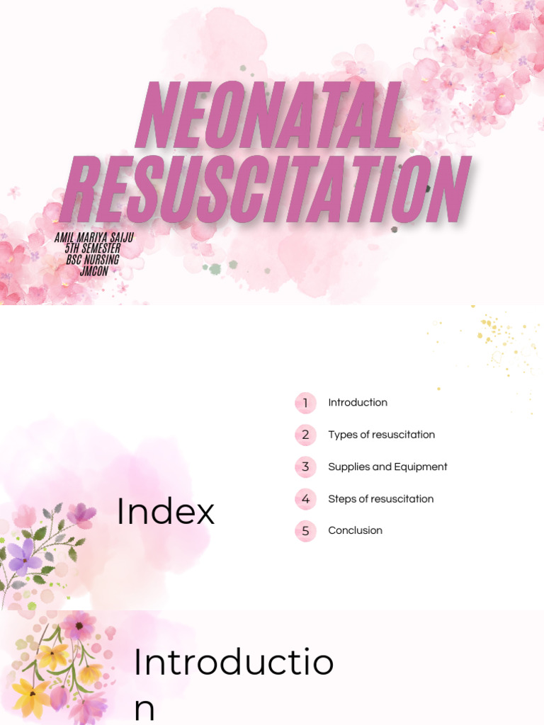 Neonatal Resuscitation Guidelines | PDF | Cardiopulmonary Resuscitation ...