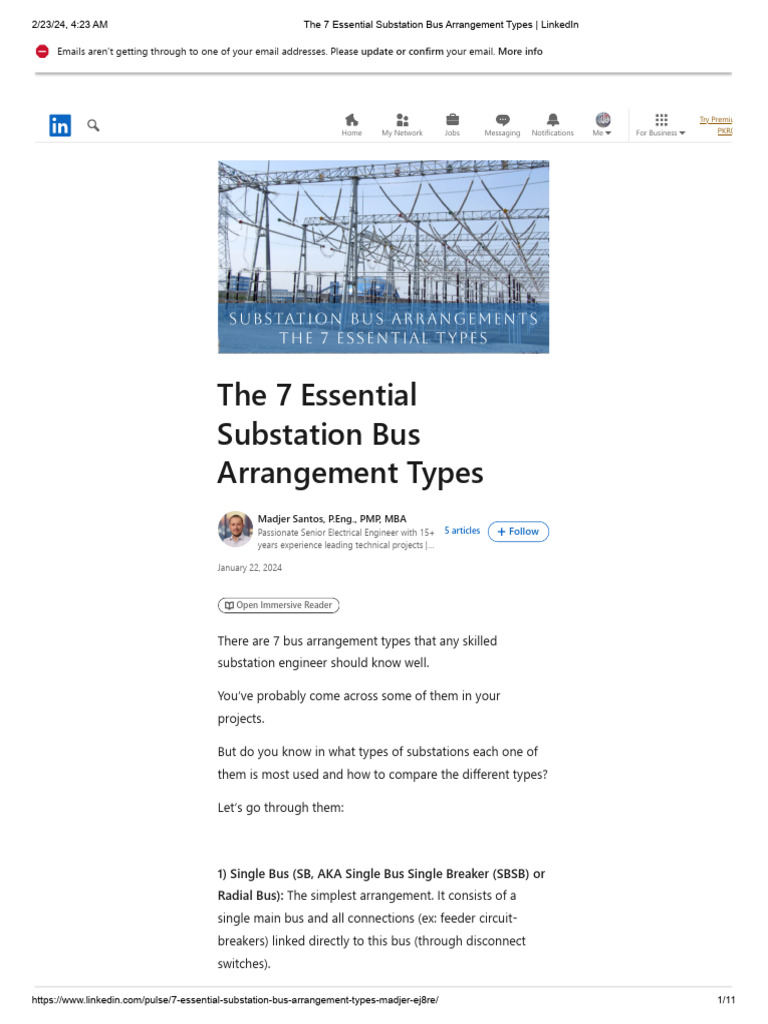 7 Substation Bus Arrangement Types | PDF | Electronic Engineering ...