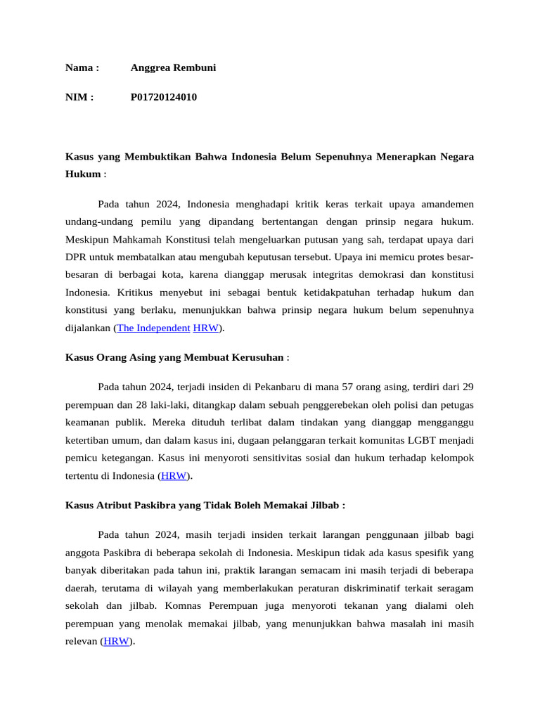 Tugas Kasus Pancasila | PDF