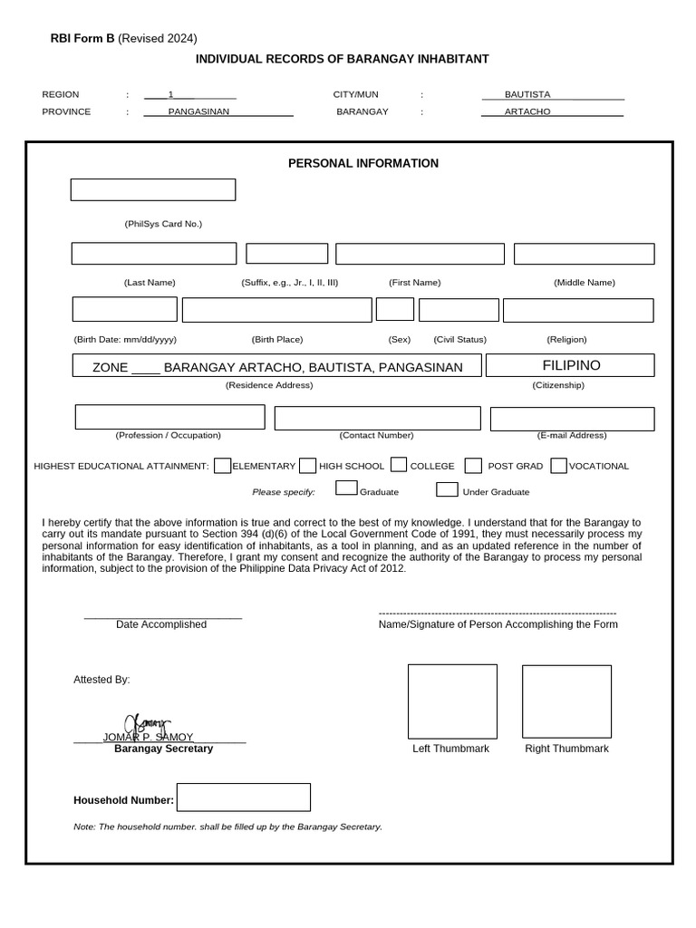 RBI Form B (Revised 2024) Overview | PDF | Government | Justice