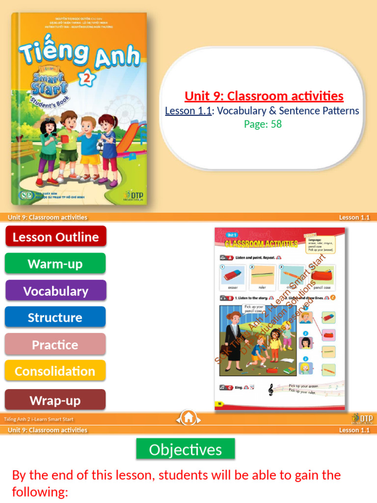 Unit 9 Classroom Activites - Lesson 1.1 - Page 58 | PDF | Stationery ...