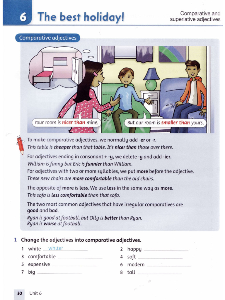 Long Adjective (Comparative and Superlative) | PDF