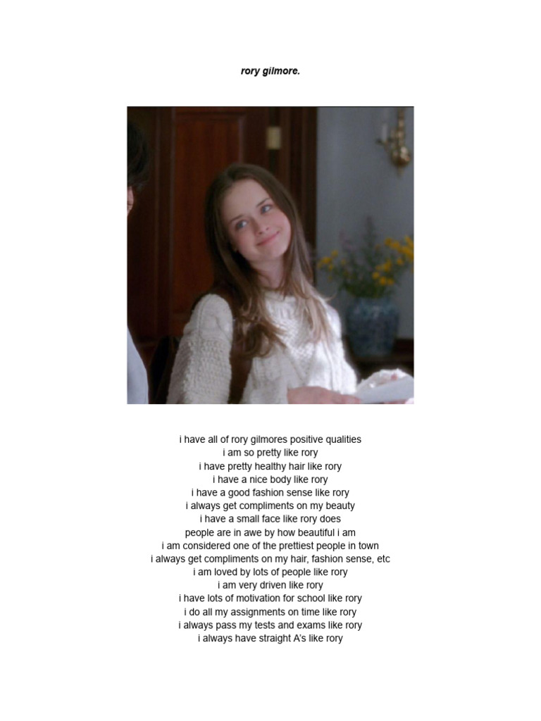 Rory Gilmore. | PDF