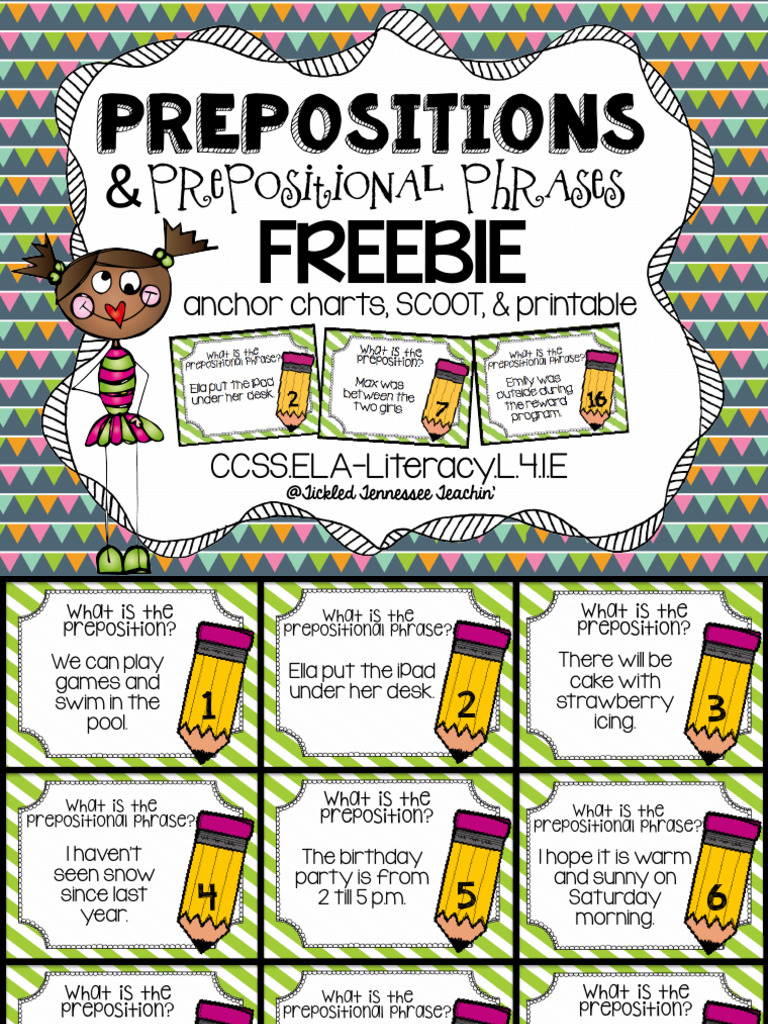 Prepositions: Freebie | PDF | Semantic Units | Syntax