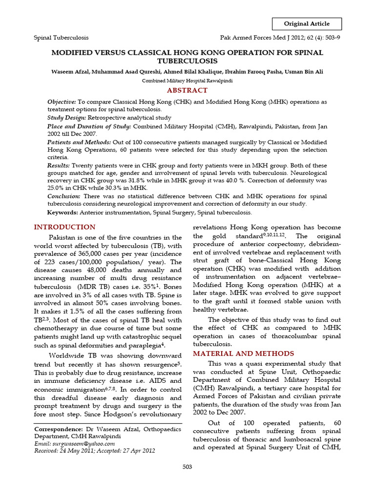 admin,+09+-+Dr+Waseem+Afzal+++++++++--------------------------+++++++++++2209 | PDF | Vertebral ...