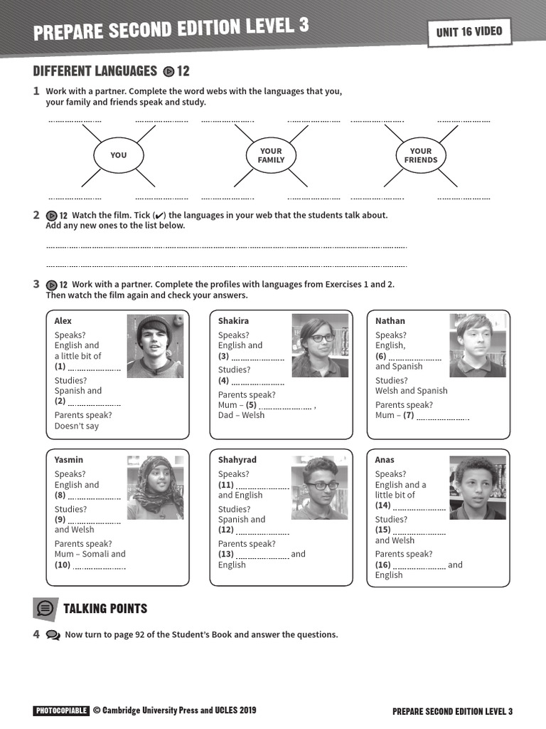 Lesson076 Video-12 Worksheet | PDF | Languages | Foreign Language Studies