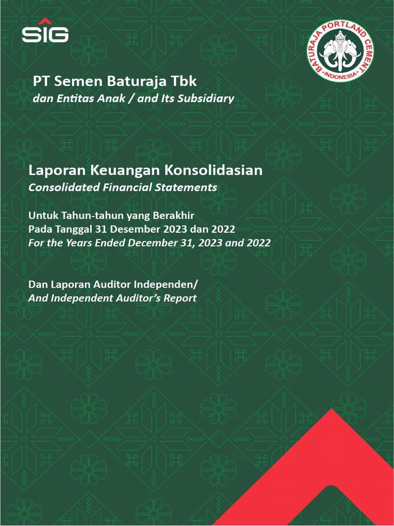 SMBR-Laporan Keuangan 31 Desember 2023 | PDF