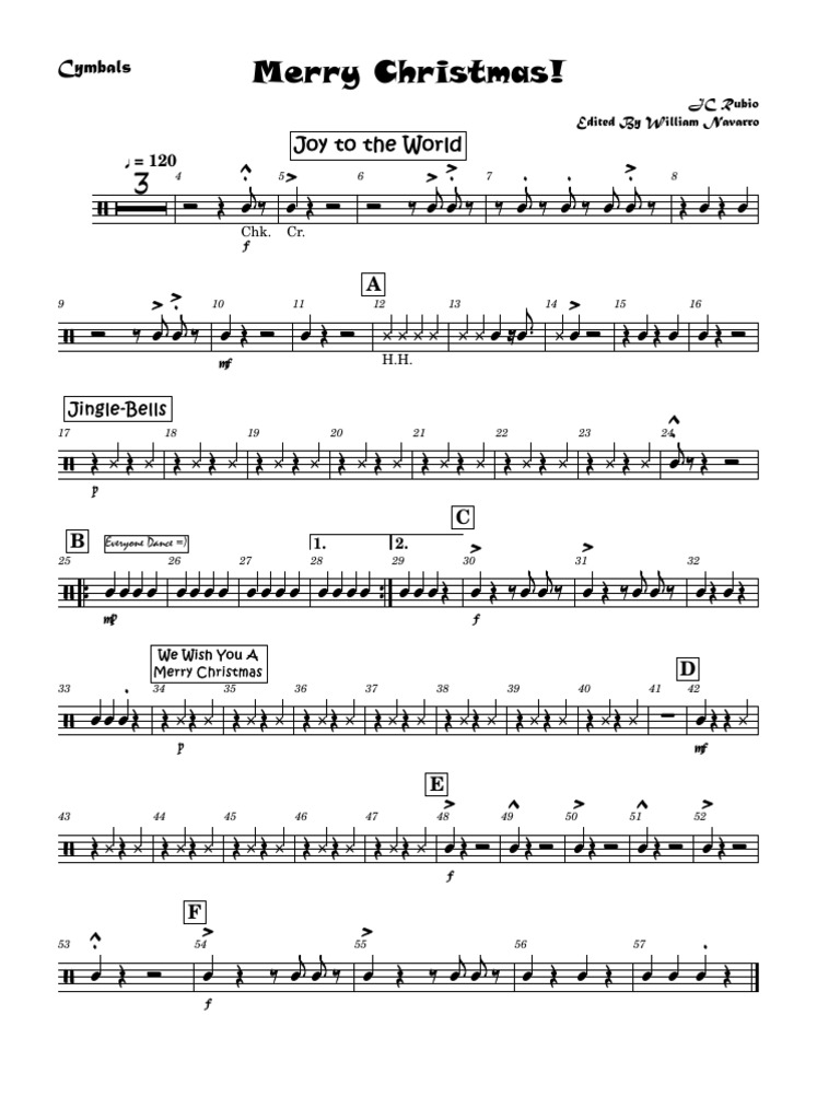 Cymbals MC | PDF | Christmas