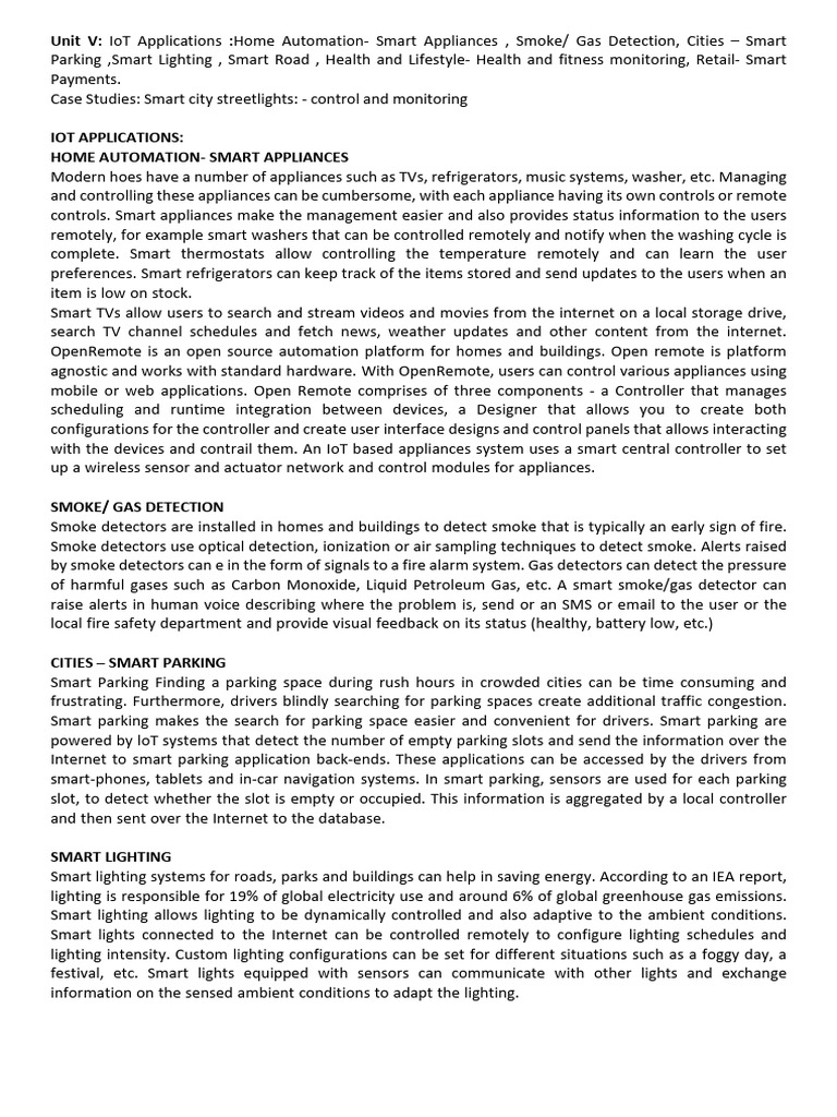 Complete lecture notes of Unit 5 -IFC_ Foundation of Internet of Things ...