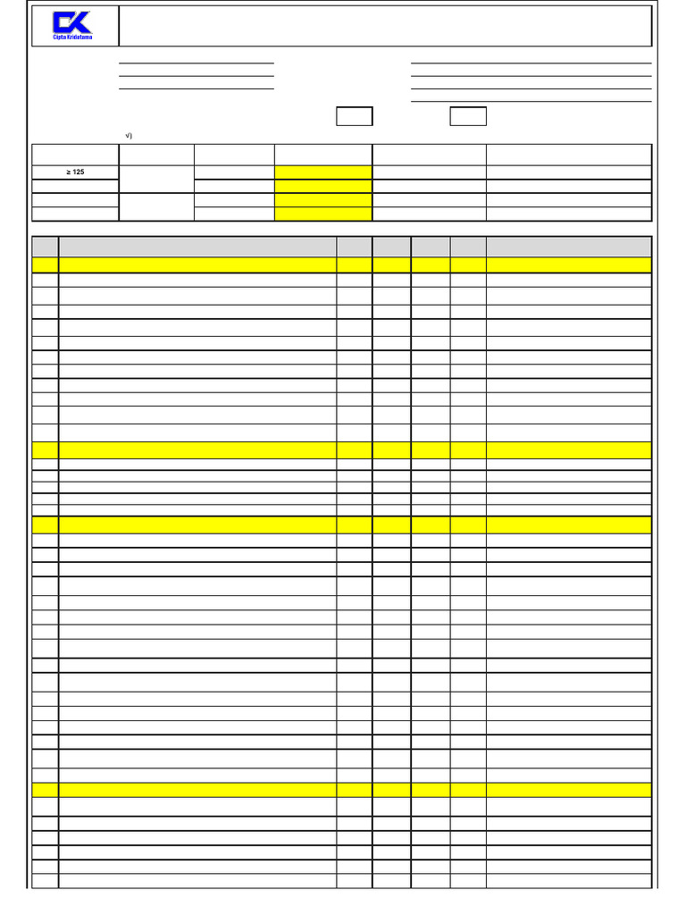 CK-FM-SHE-44-01 - (0) Commissioning & Inspeksi Berkala | PDF