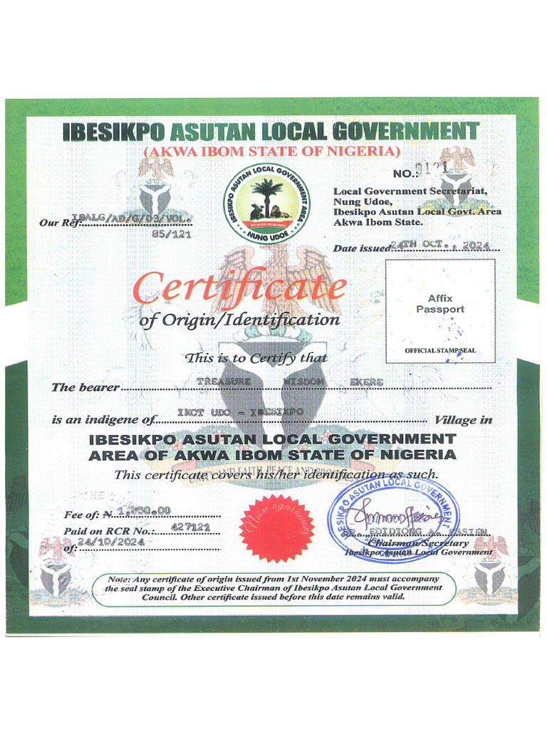 29 10 2024 1730204007 Treasure Lga | PDF