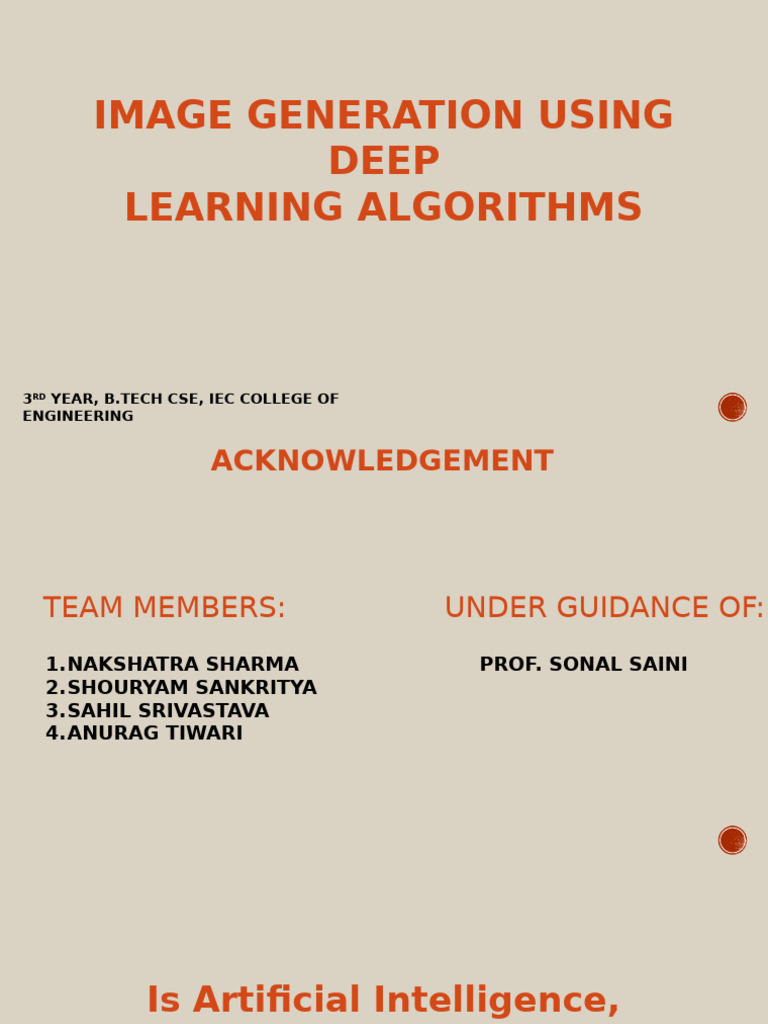 PPT_Btech CSE | PDF | Deep Learning | Machine Learning