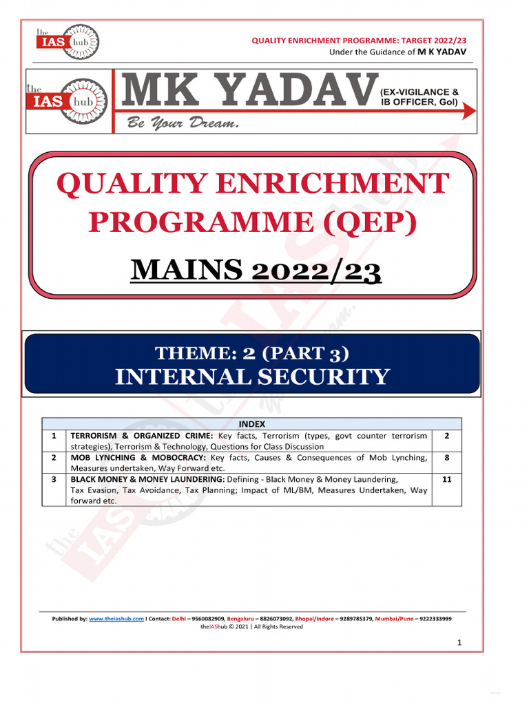 Internal Security Theme 2 (Part 3) | PDF