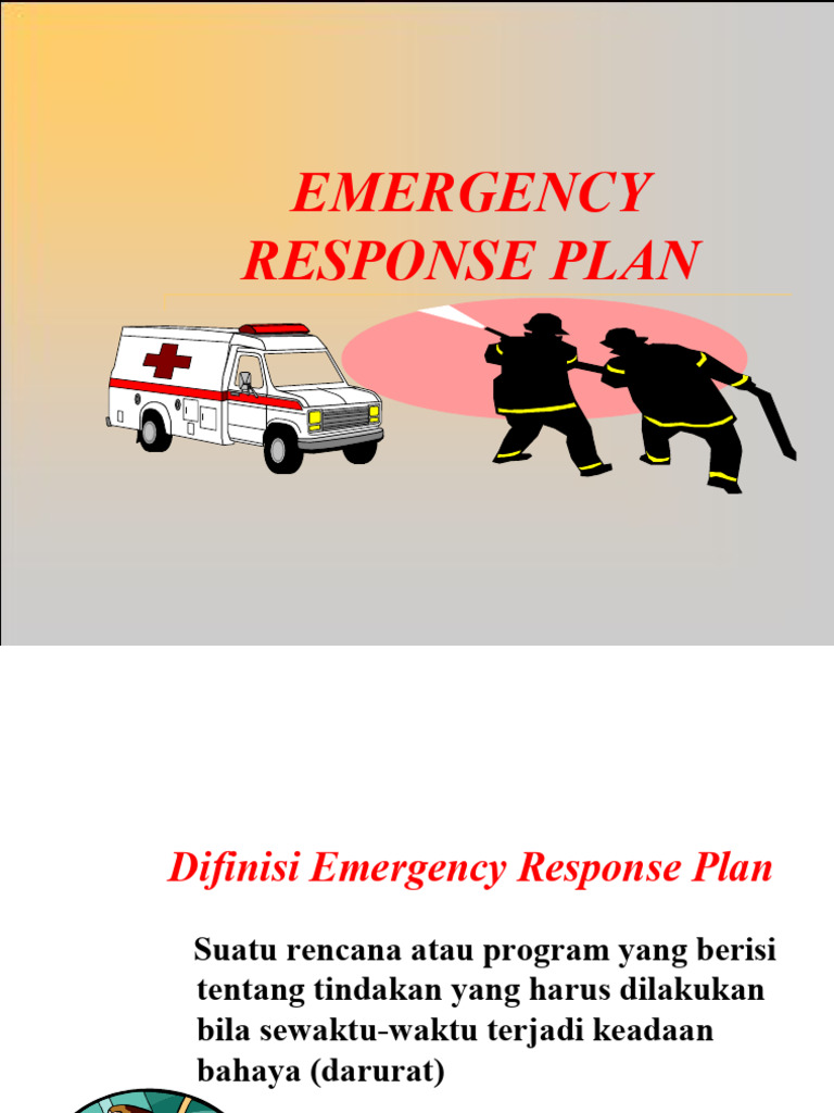 Emergency Response Plan (ERP) | PDF