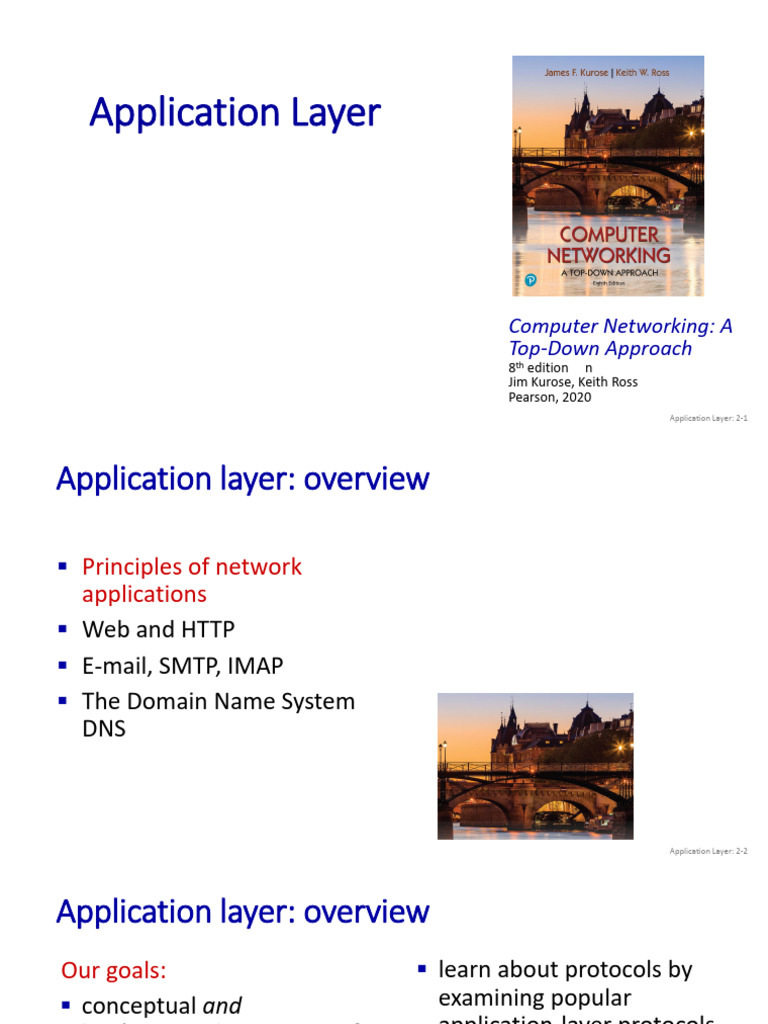 IST2045#5 Application Layer | PDF | Domain Name System | Http Cookie