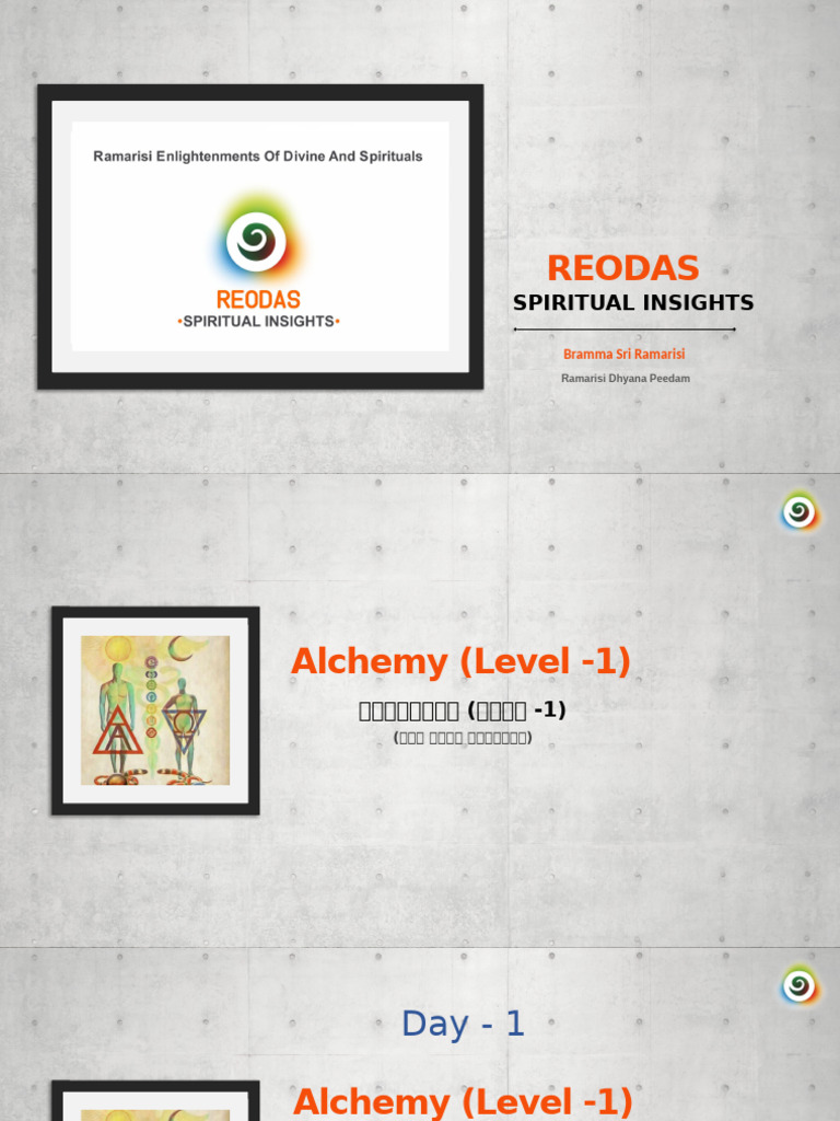 Alchemy (Level-1) - PPT | PDF