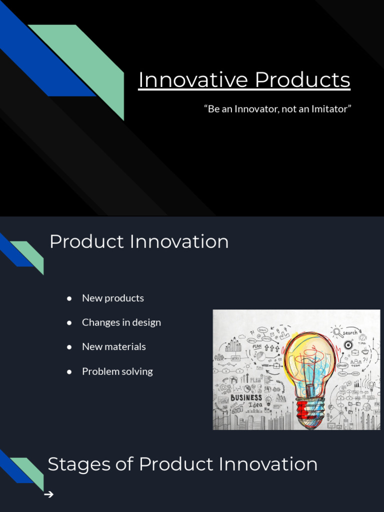 Innovative Products | PDF | Innovation | Business Economics