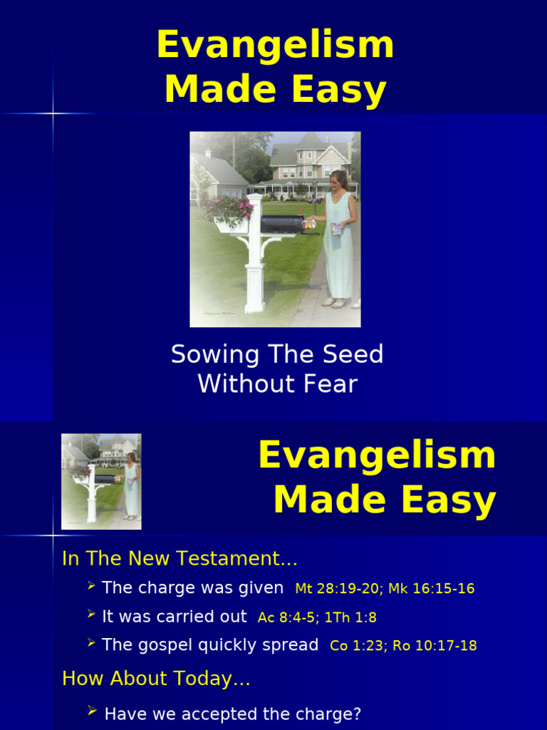 Easy Evangelism for Believers | PDF