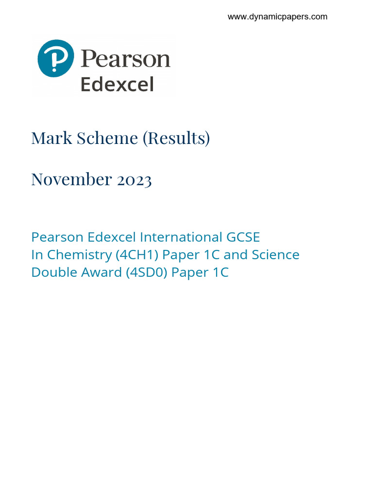 4ch1 1c Rms 20240125 | PDF | Chemical Bond | Chlorine