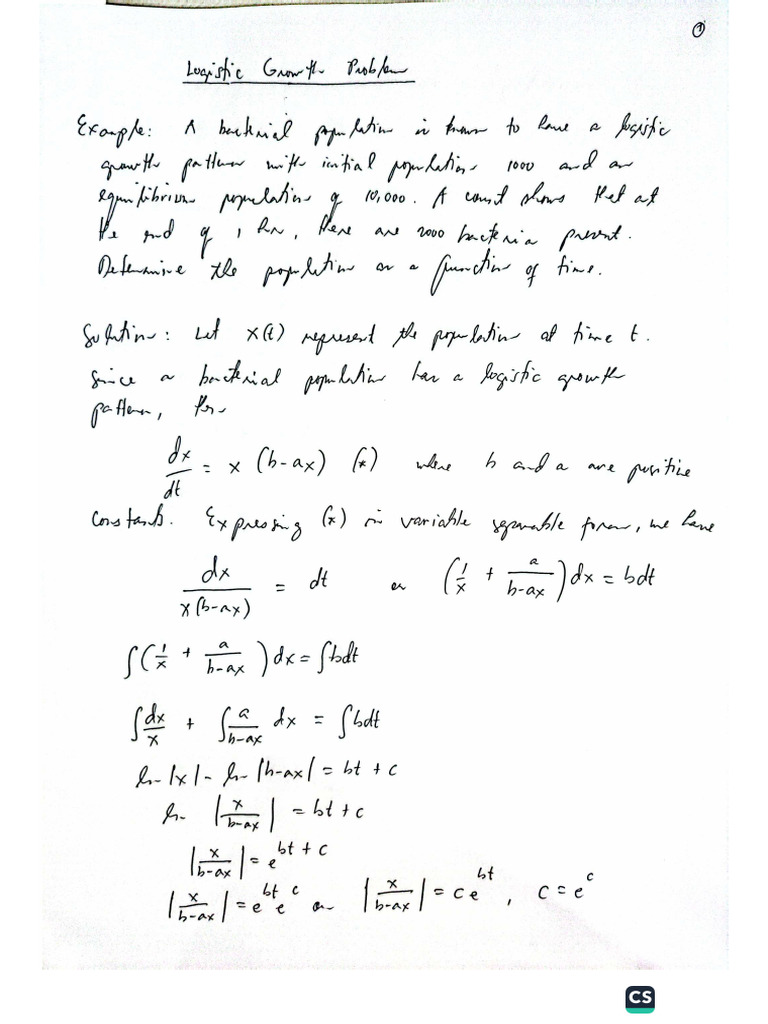 Differential Equation-Application Notes 1 | PDF
