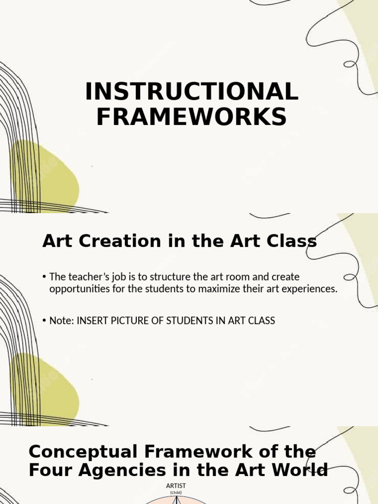 INSTRUCTIONAL FRAMEWORKS | PDF