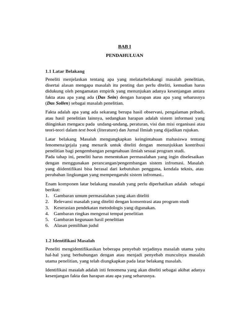 Panduan Skripsi SI Audit | PDF