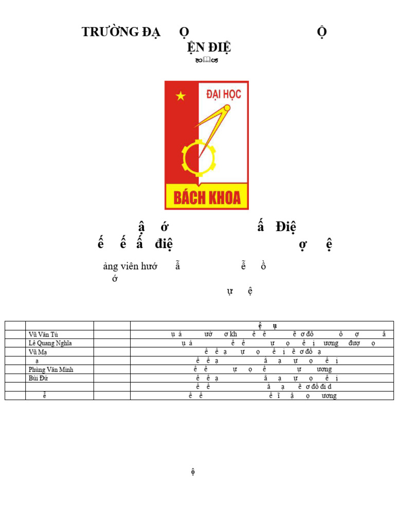 BTL CCĐ Nhóm 1 Xuong Det-Admin | PDF