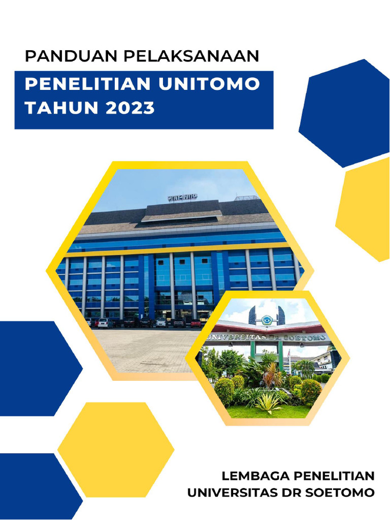 Panduan Pelaksanaan PENELITIAN Unitomo Tahun 2023 | PDF