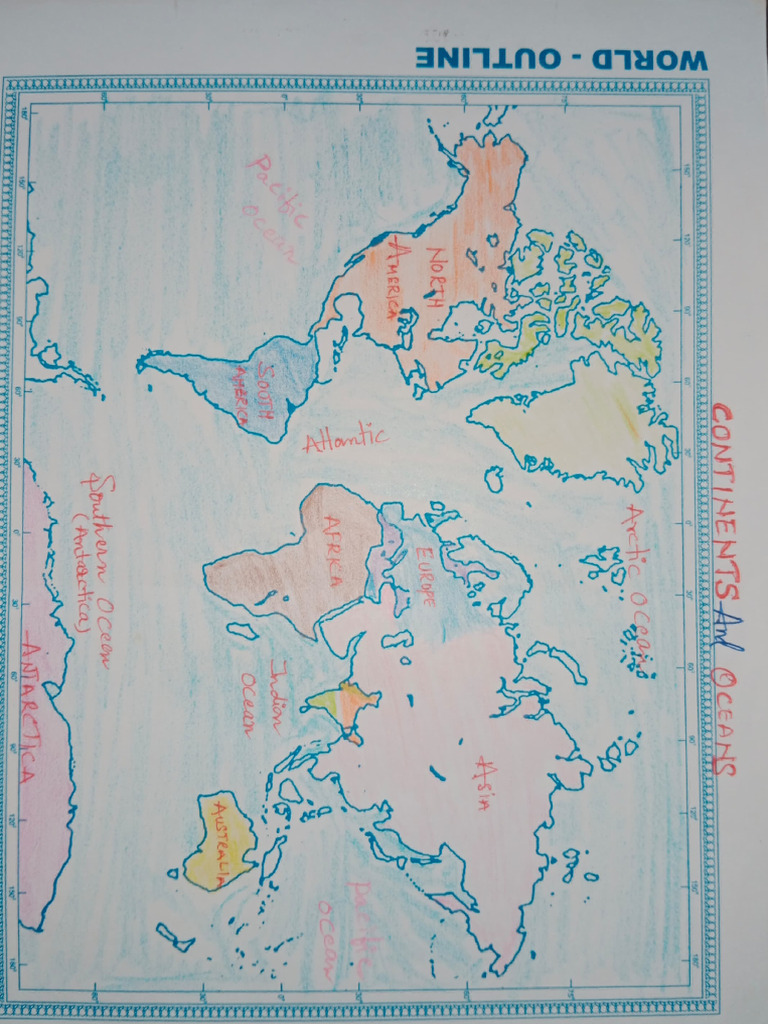 10th Class World Map Pointing | PDF