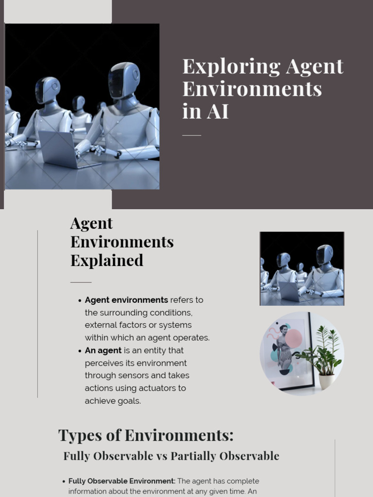 Understanding AI Agent Environments | PDF | Cognitive Science | Cognition