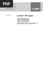 Lanco Wax Additives Product Guide | PDF | Wax | Coating
