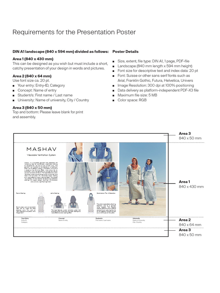 iF_DSA_presentation-poster_example | PDF | Typefaces | Clothing
