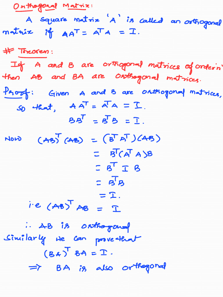 Orthogonal | PDF