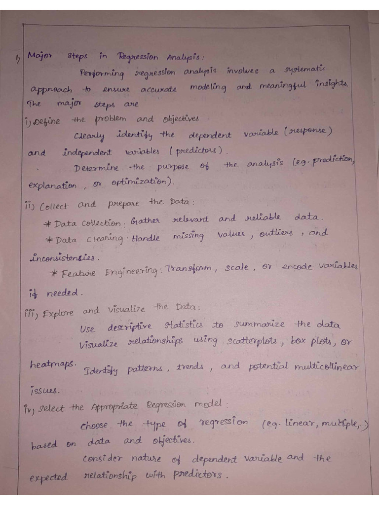 Regression Analysis Assignment Pdf 3762