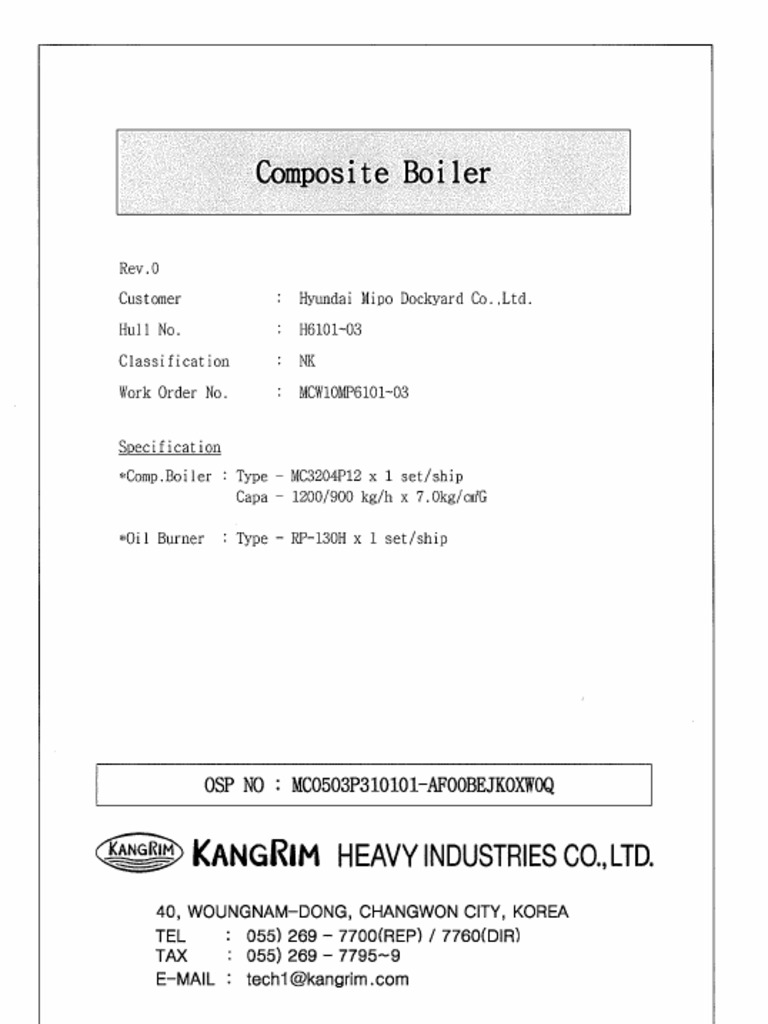 Composite Boiler | PDF