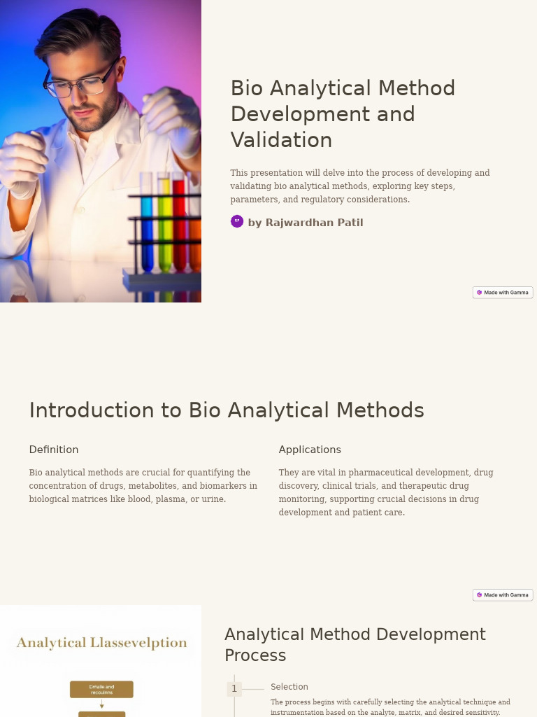 Bio Analytical Method Development and Validation | PDF | Detection Limit | Accuracy And Precision