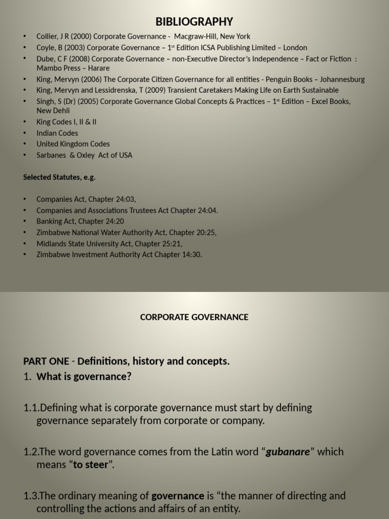 Cop Gov Additional | PDF | Corporate Governance | Governance