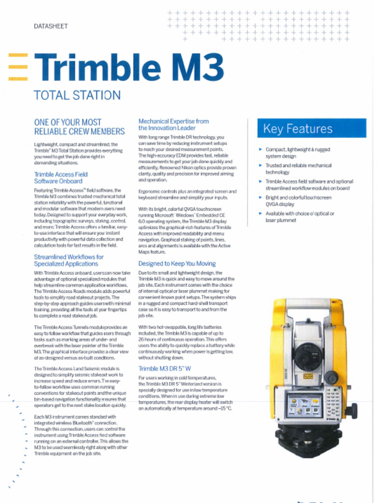 Trimble M3 Total Station | PDF