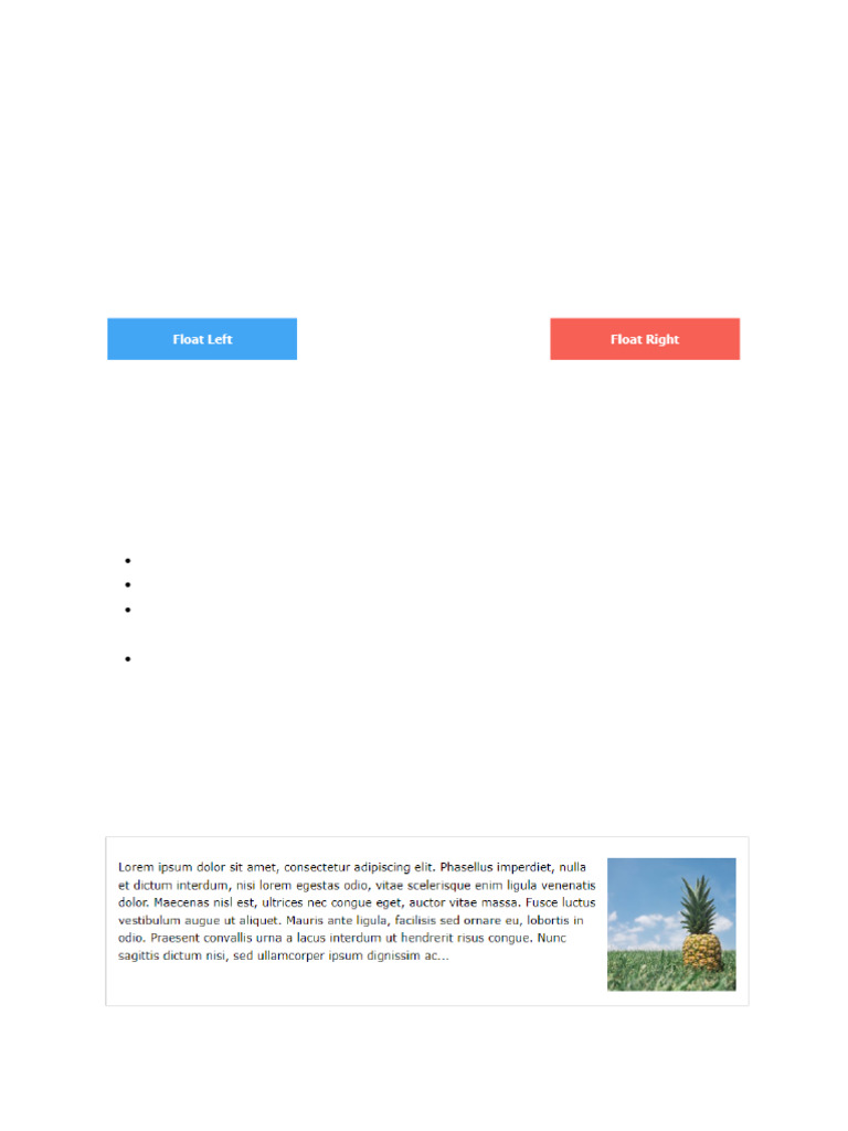 float and clear | PDF