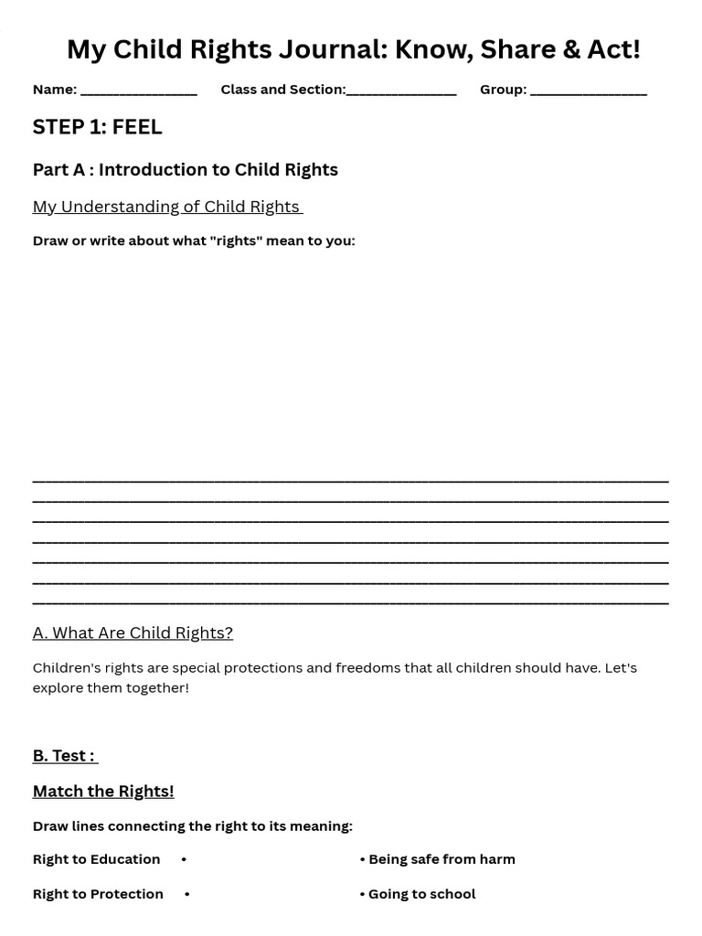 Child Rights Journal: Explore & Advocate | PDF | Communication | Human ...