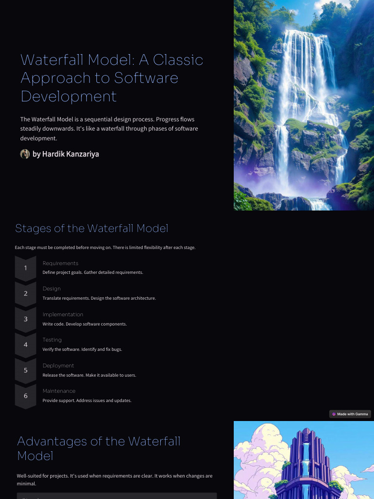 Waterfall Model in Software Development | PDF | Software Development Process | Design
