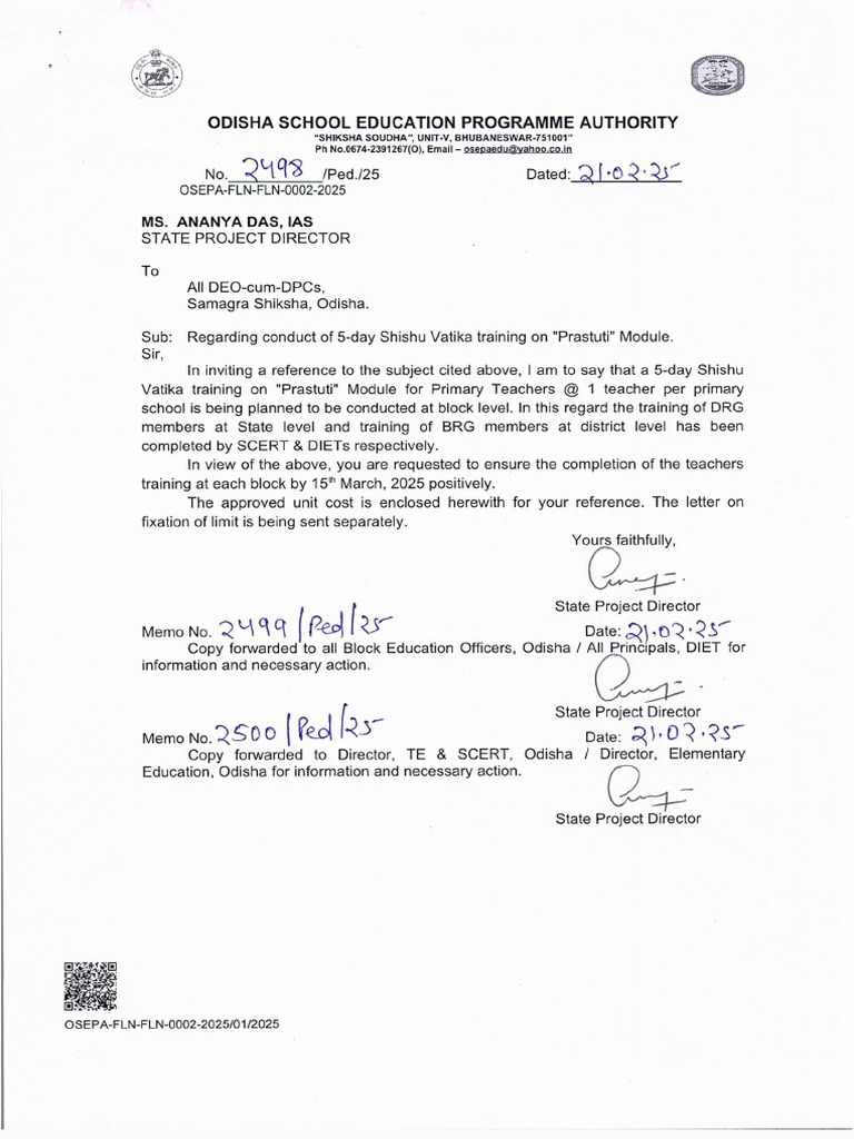 sishu batika training | PDF