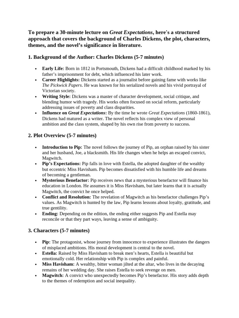 Charles Dickens - Great Expectations | PDF | Great Expectations ...