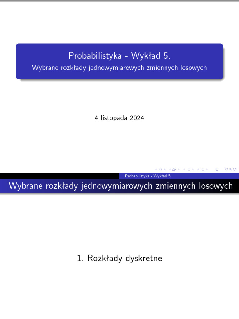 Prob w05 Slajdy | PDF