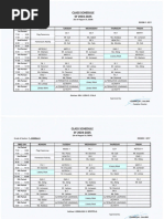Timetable - Grade 8 | PDF