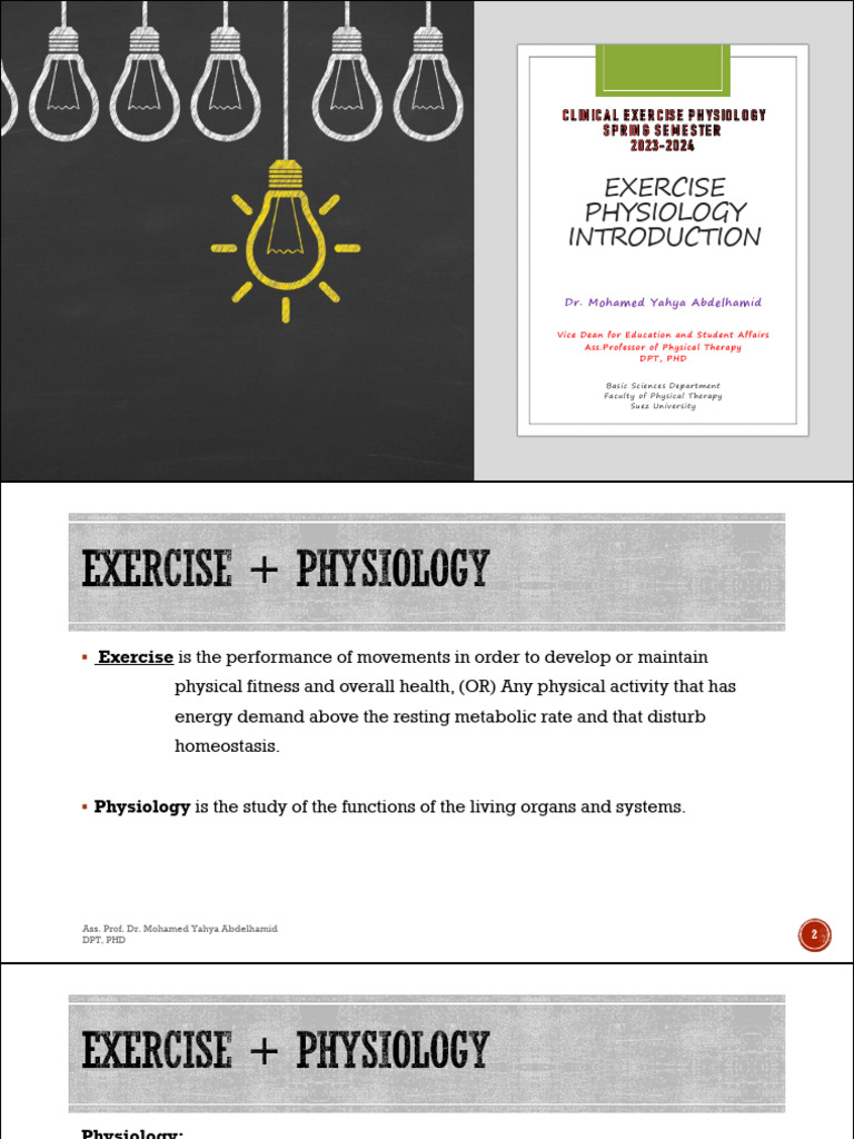 Understanding Exercise Physiology Basics | PDF | Physical Fitness | Heart